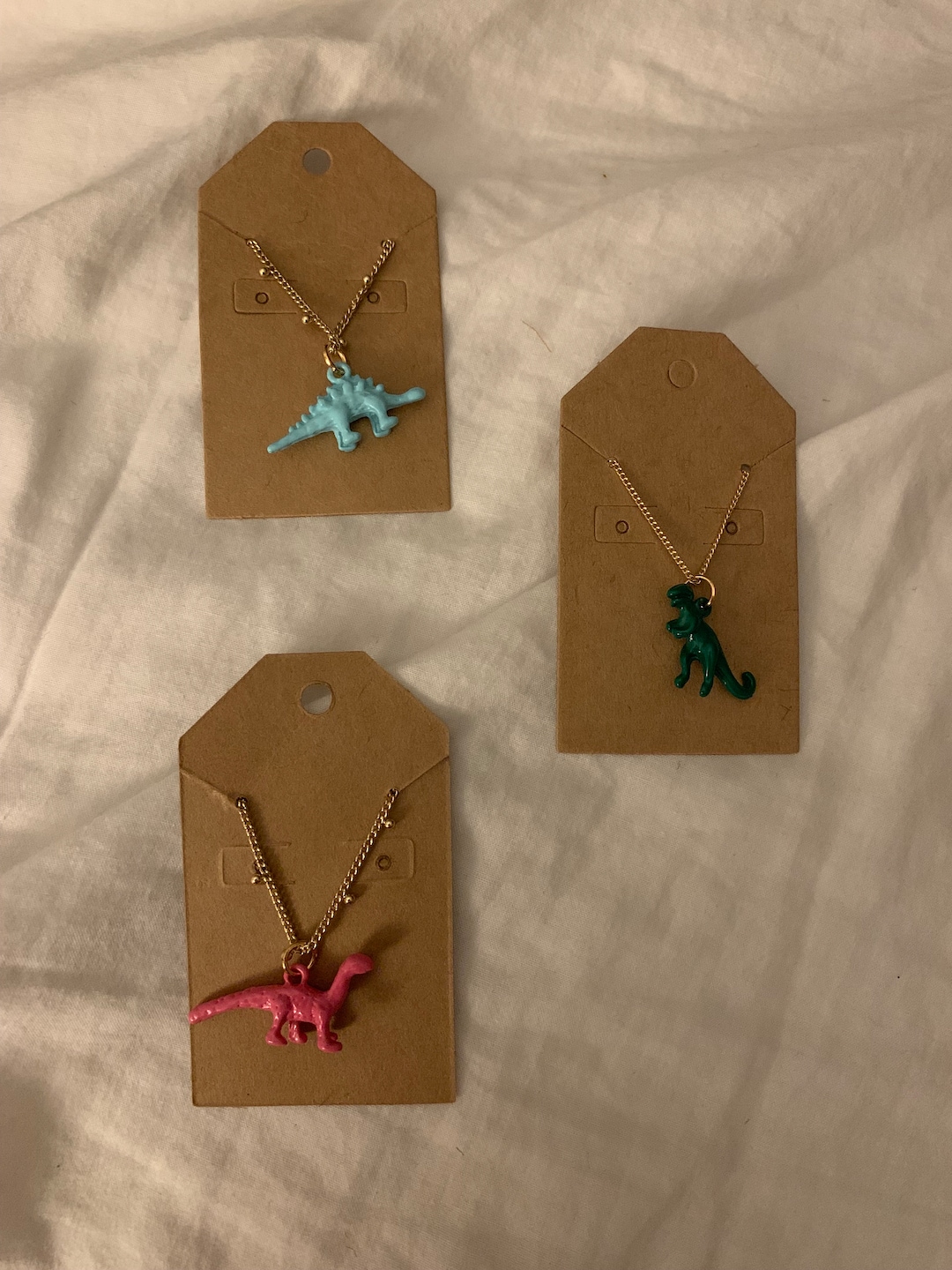 Dinosaur Necklaces - Etsy