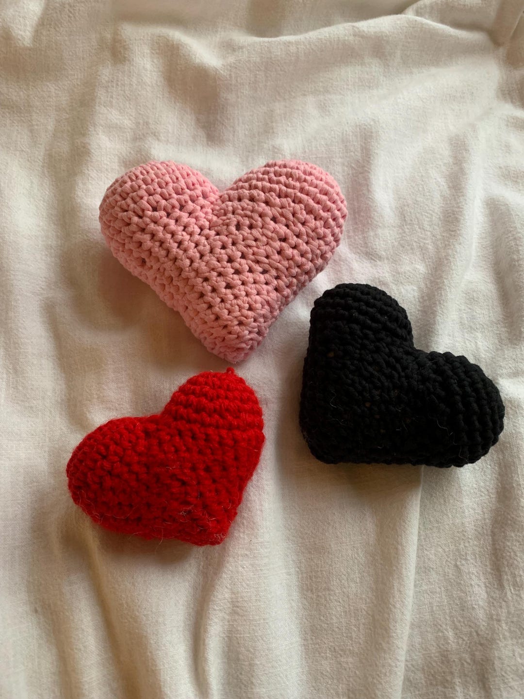 Crochet Heart Puff - Etsy