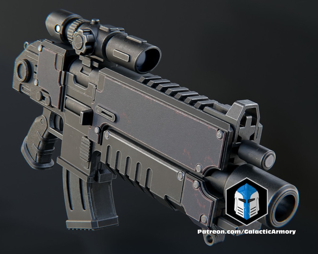 Warhammer 40k Space Marine 2 Bolt Rifle - Etsy