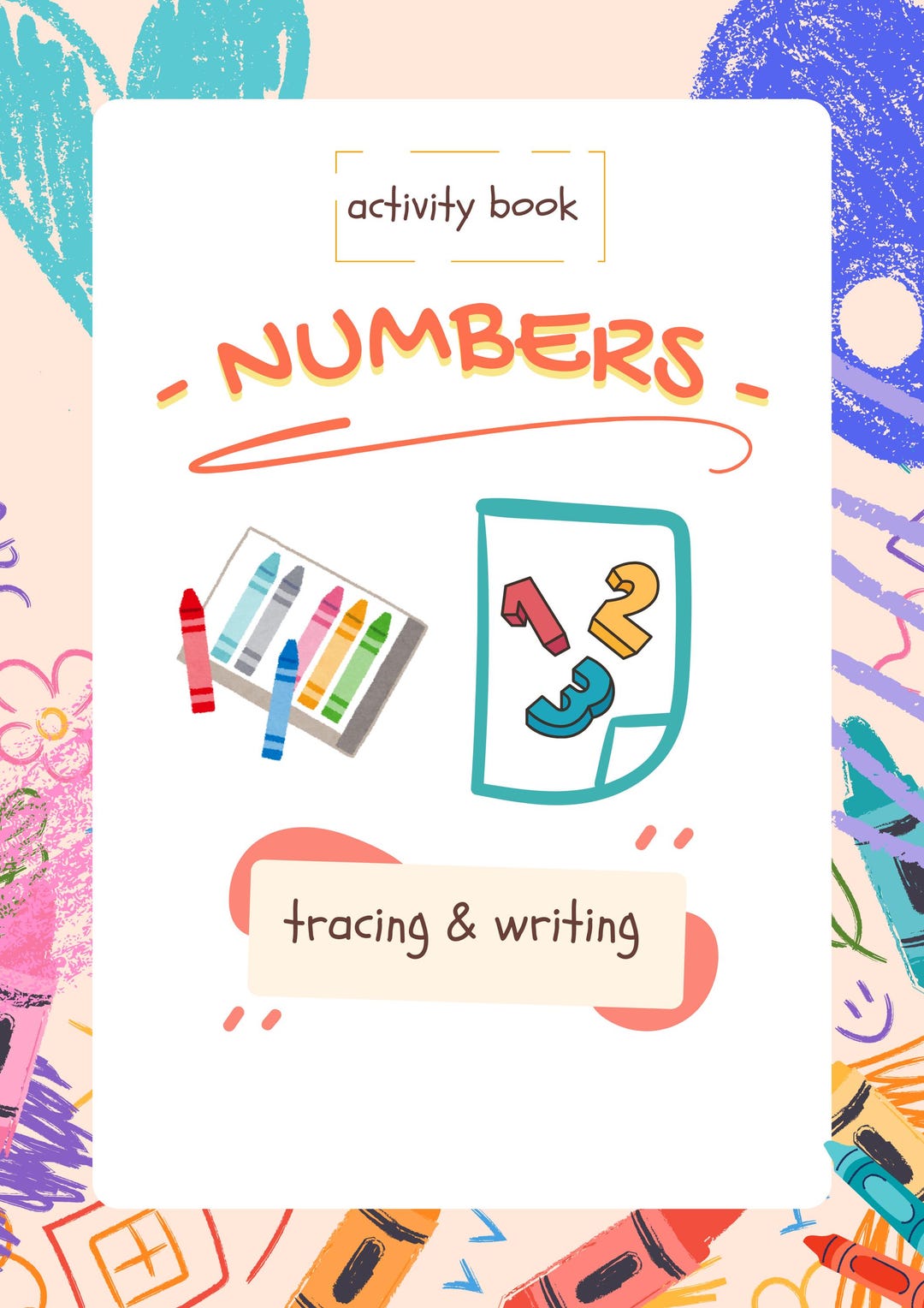 Kindergarten Worksheets, Learning Numbers, 1-10 Number Tracing ...
