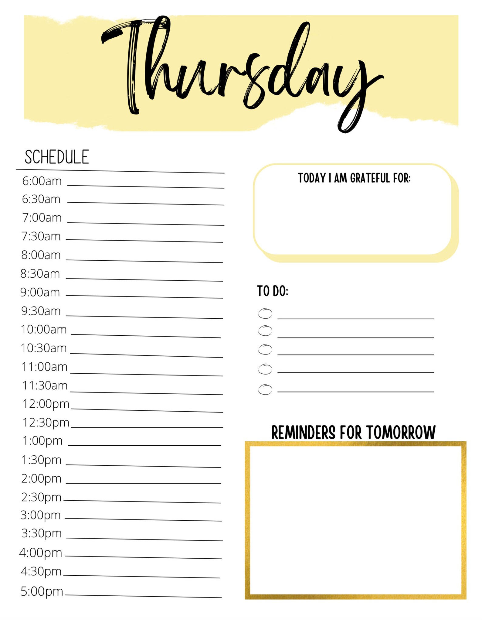 2022 Weekly Printable Planner - Etsy