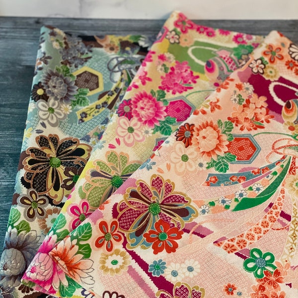 Japanese Chirimen - Etsy