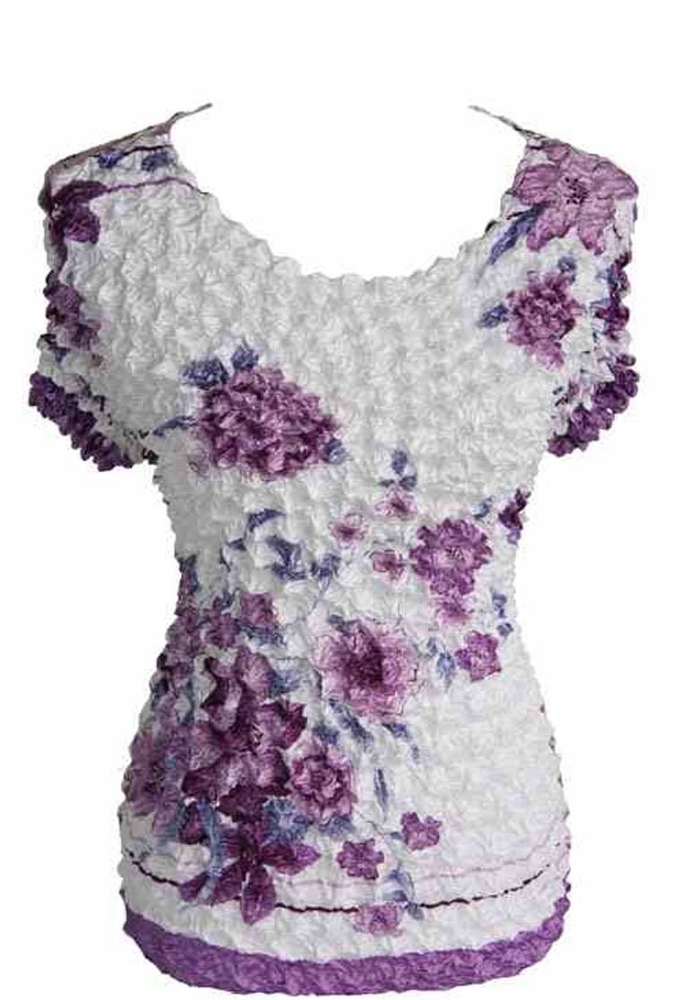 NEW Magic Popcorn Top, Bubble Shirt, Crinkle Top Fits UP to XL ...