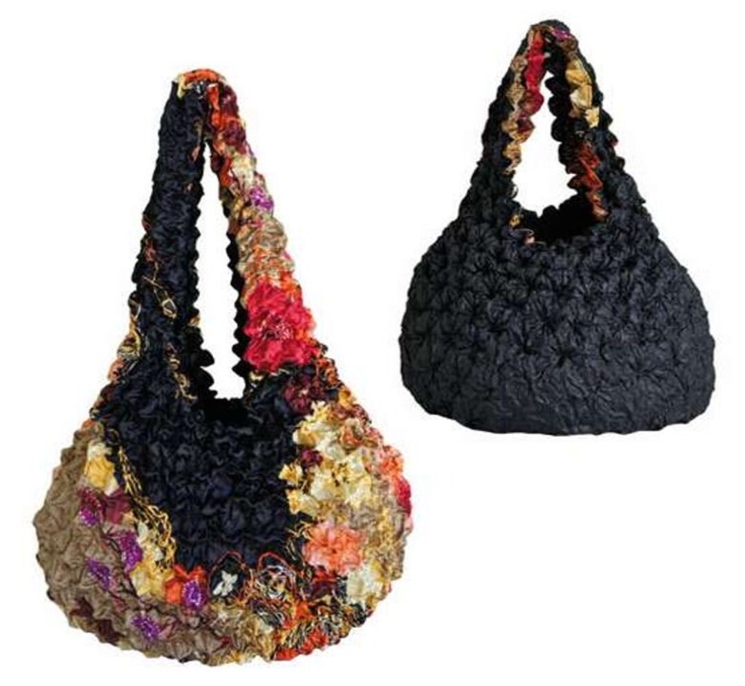 Reversible Magic Popcorn Purse, Stretchy Bag, Strong Tote, Solid Color ...