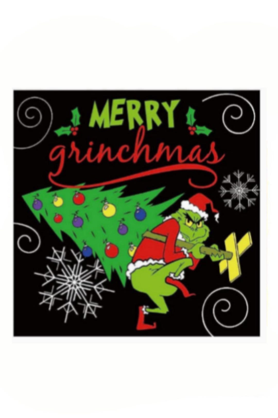 The GRINCH Stealing Tree ! Diamond Art Painting Kit, DIY Full ROUND ...