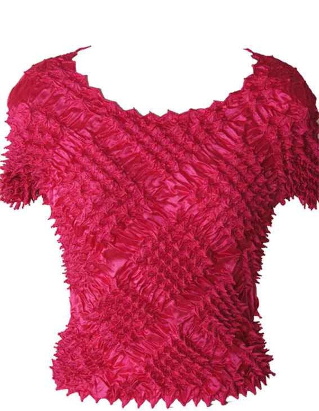 NEW Magic Popcorn Short Sleeve Shirt, Pineapple Style, Hot Pink, One ...