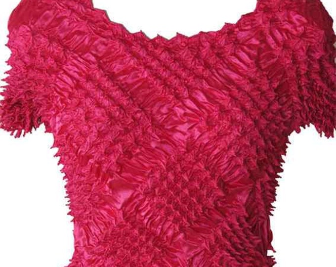 NEW Magic Popcorn Short Sleeve Shirt, Pineapple Style, Hot Pink, One ...