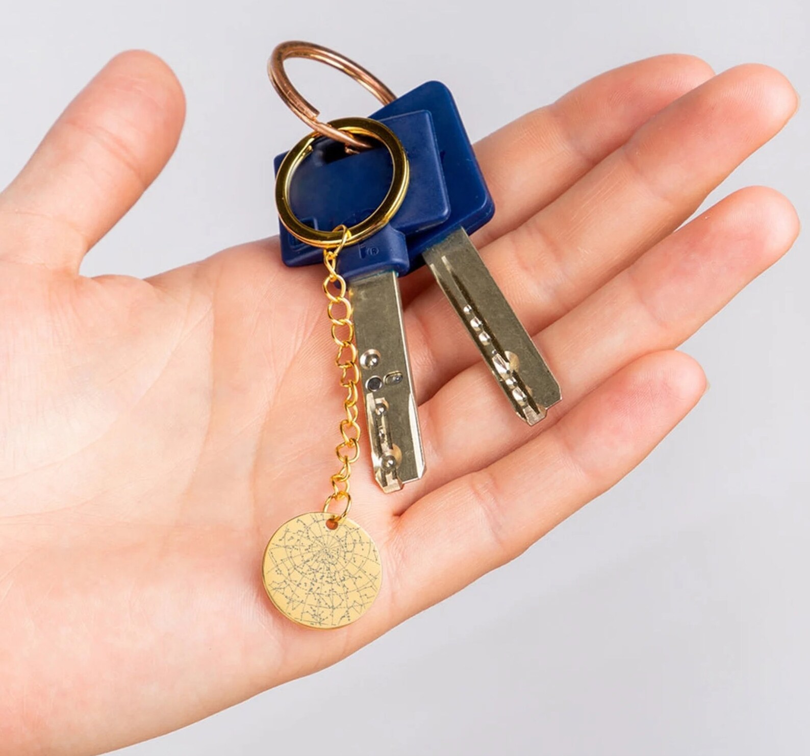 21st Birthday Gift for Son, Custom Star Map Keychain by Date ...