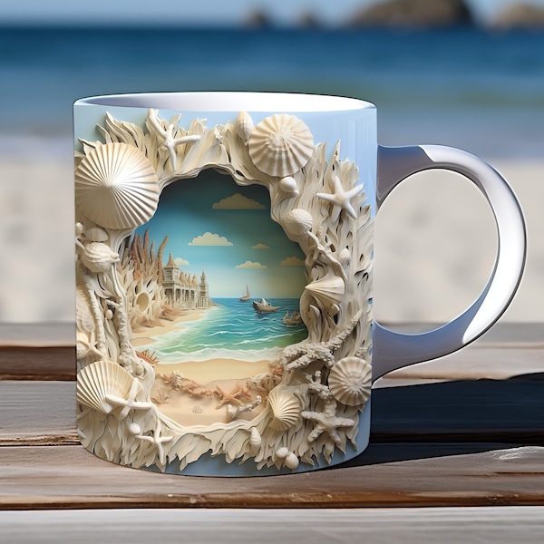 Seashells Mug - Etsy
