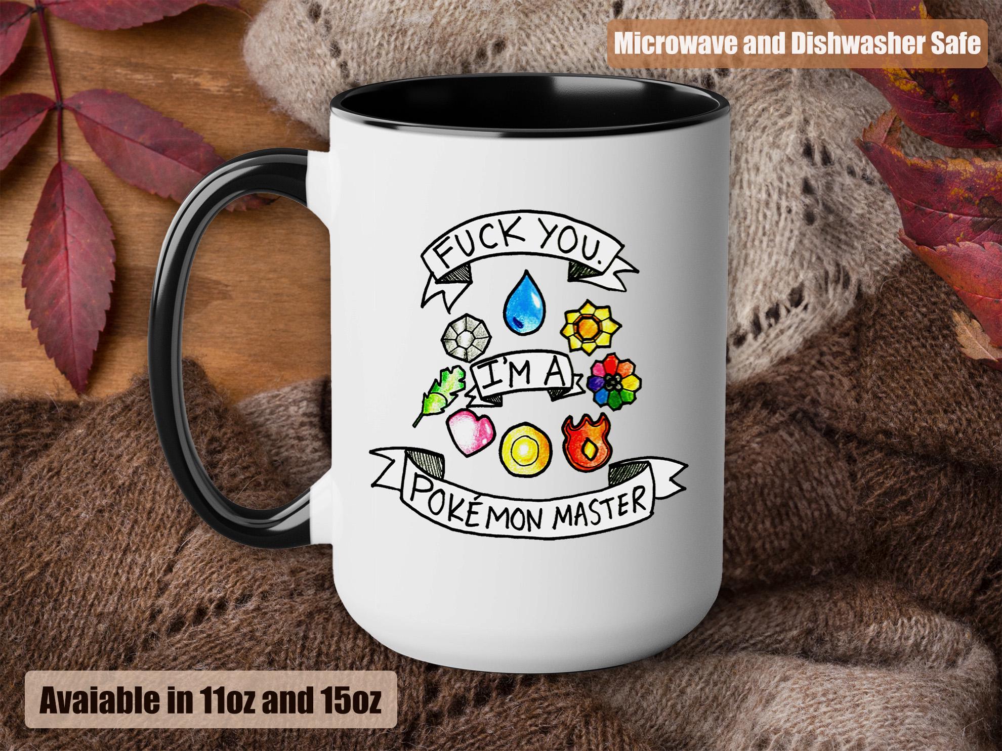 Pokemon Master Ceramic Mug, Funny Gift - Etsy