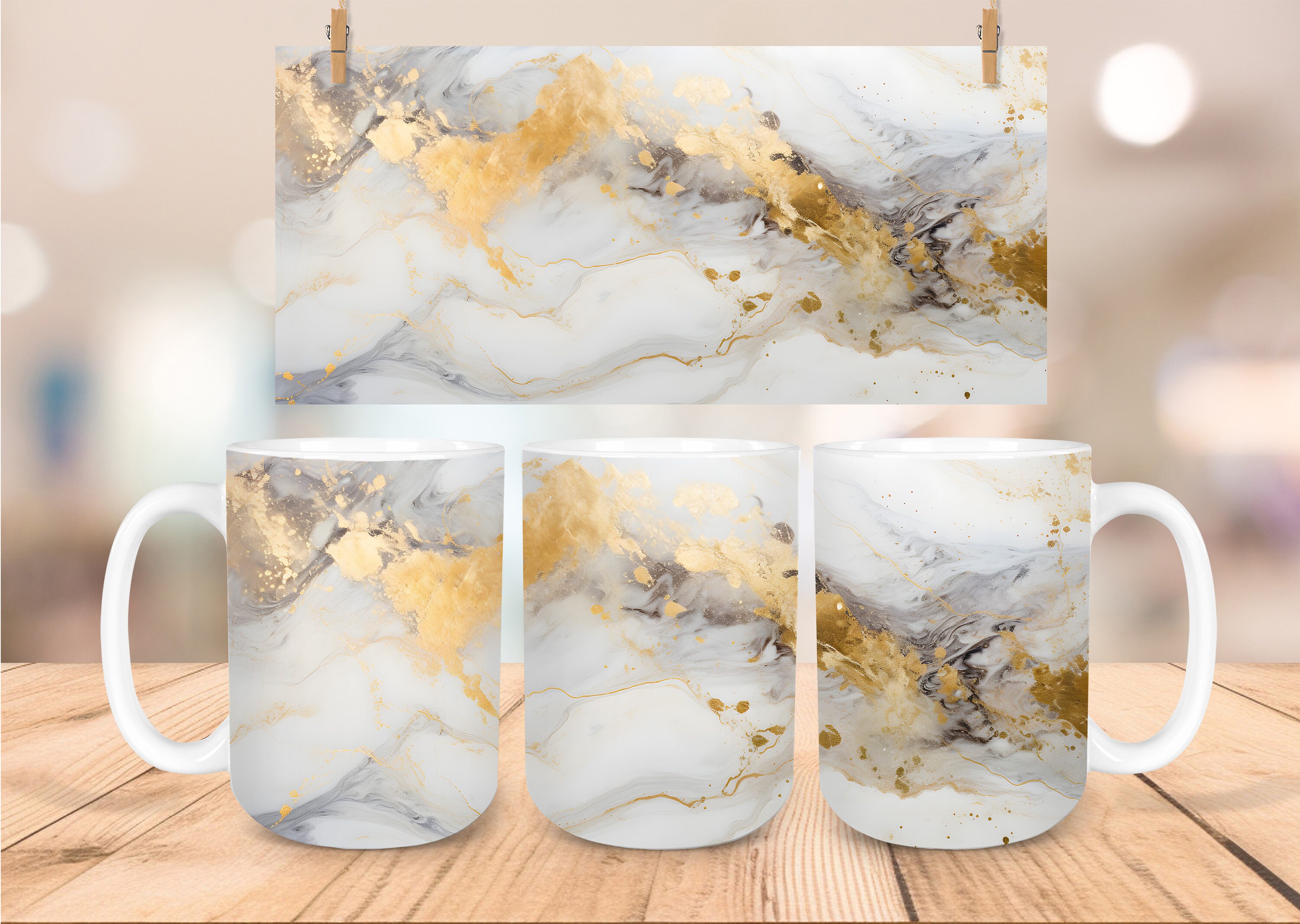 10 Marble Mug Sublimation Bundle, Marbling Mug, Marbling Gift, 11oz ...