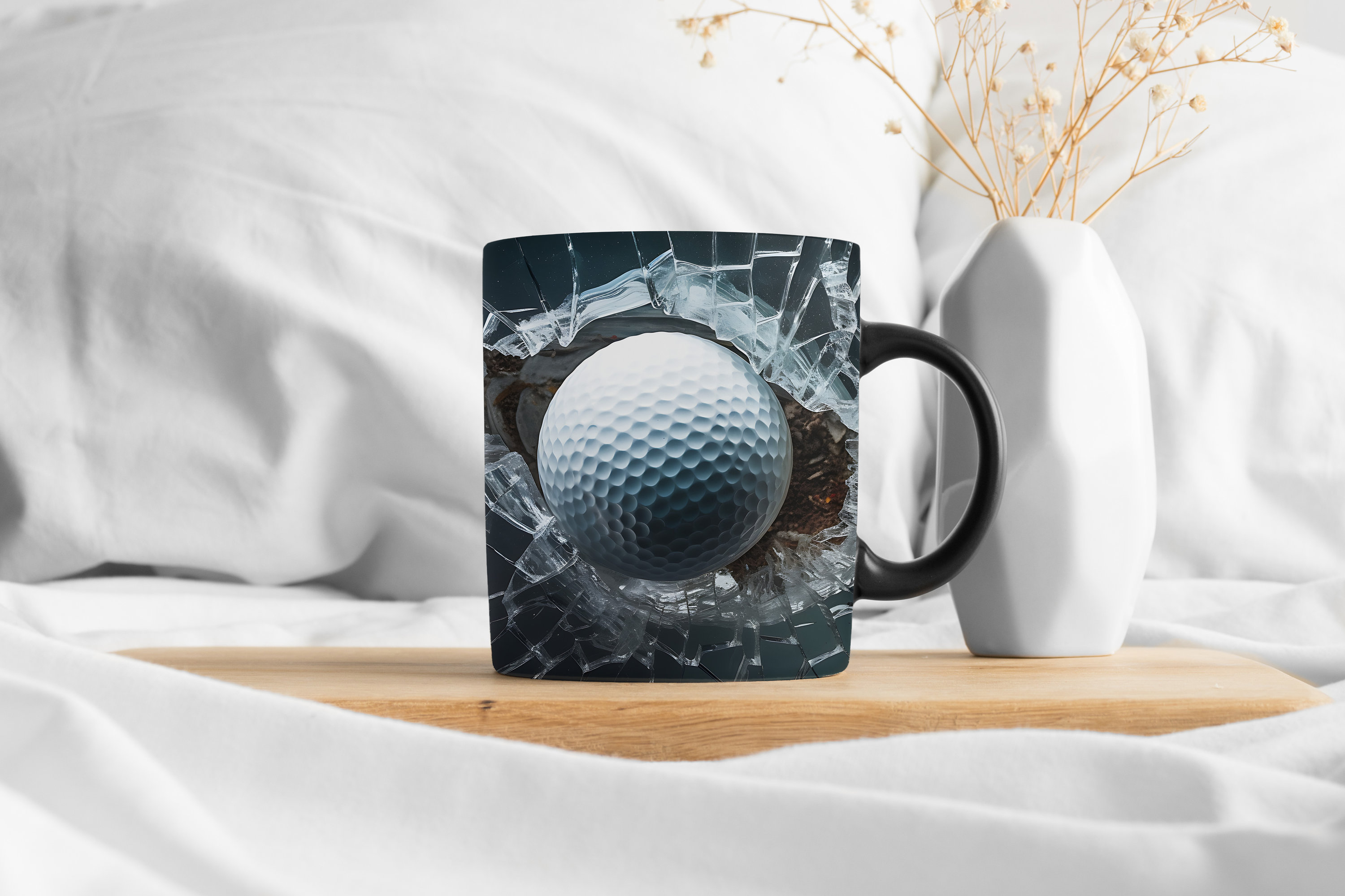 3D Golf Ball Mug Wrap Design Bundle, 3D Golfing Mug Wrap Design, 11oz ...