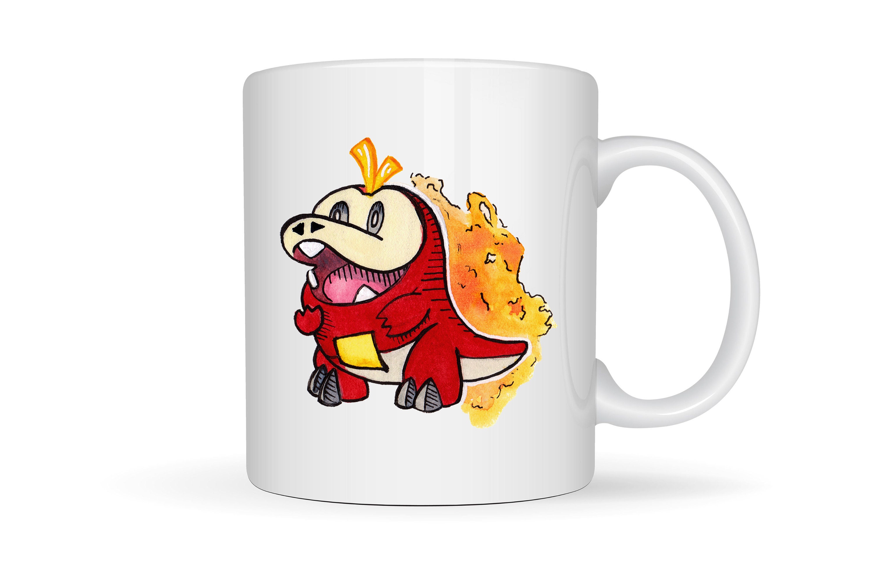 Fuecoco Mug, Pokémon Scarlet & Violet Mug, Pokémon Mug, Watercolor Mug ...