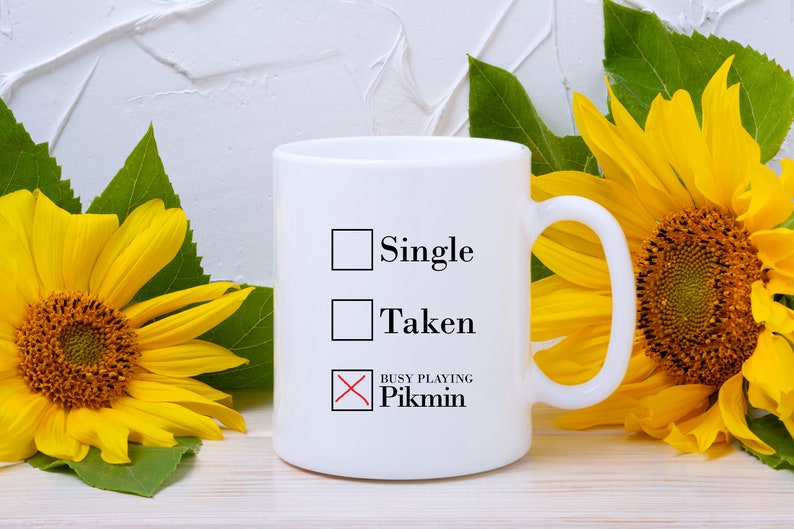 Busy Playing Pikmin Mug Gamer Mug Pikmin Mug Funny Gaming - Etsy