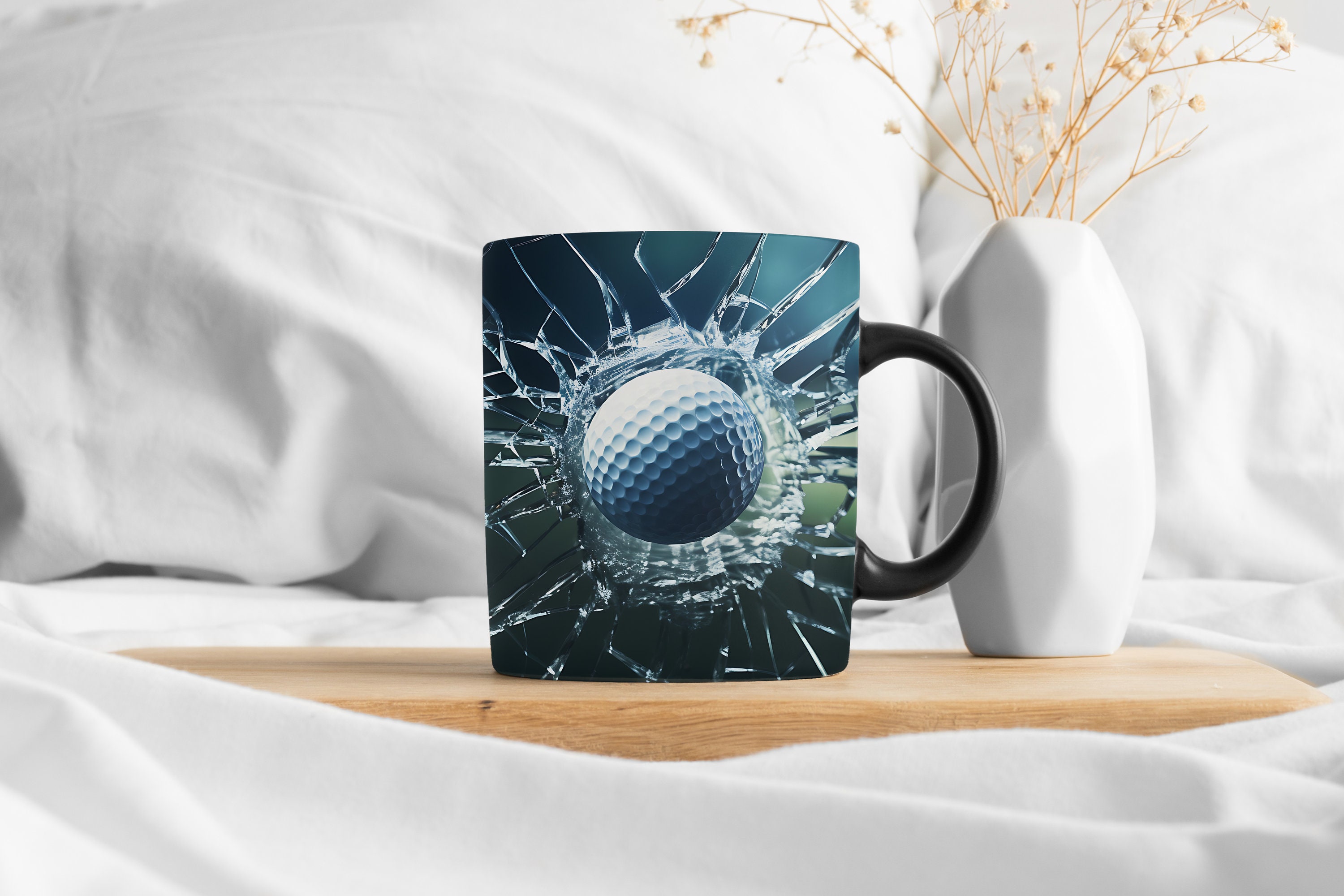 3D Golf Ball Mug Wrap Design Bundle, 3D Golfing Mug Wrap Design, 11oz ...