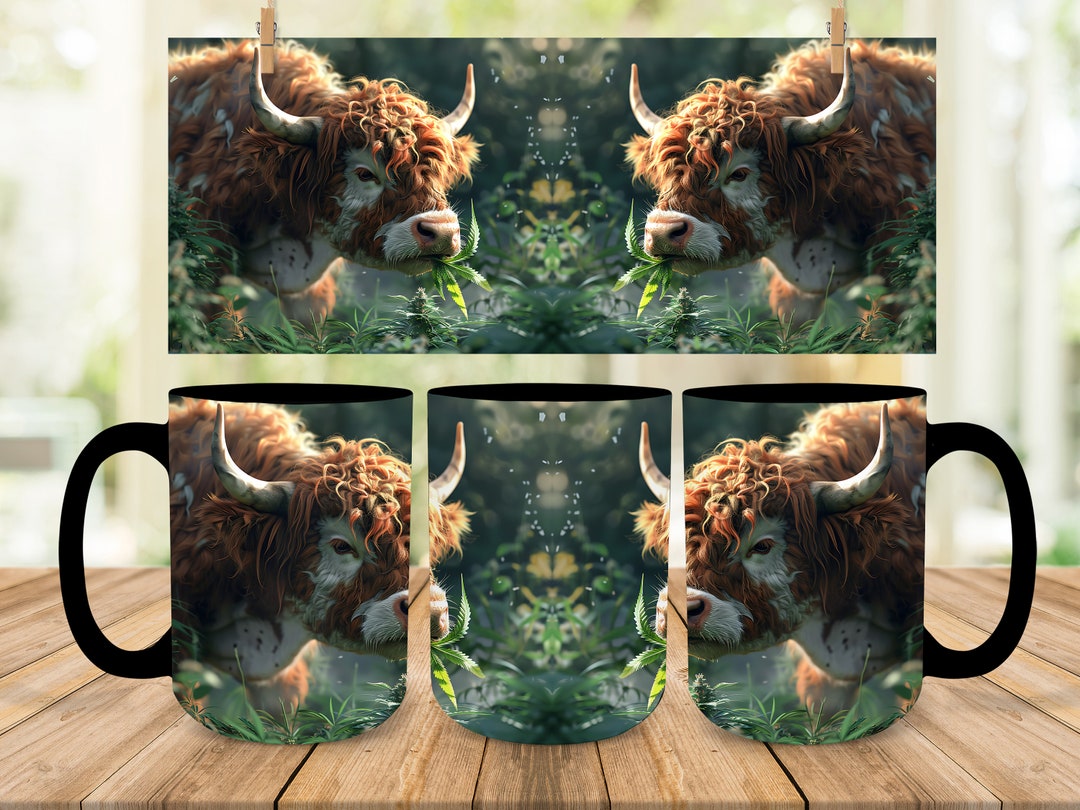 Marijuana Mug Wrap Design PNG, 11oz and 15oz Weed Mug Template, 420 ...