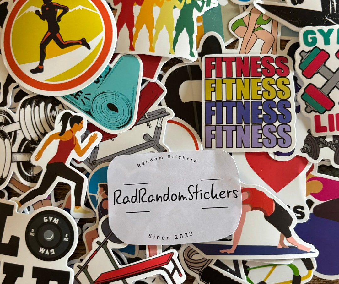 Fitness Stickers Pack, Gym & Workout Decals for Planners - Etsy