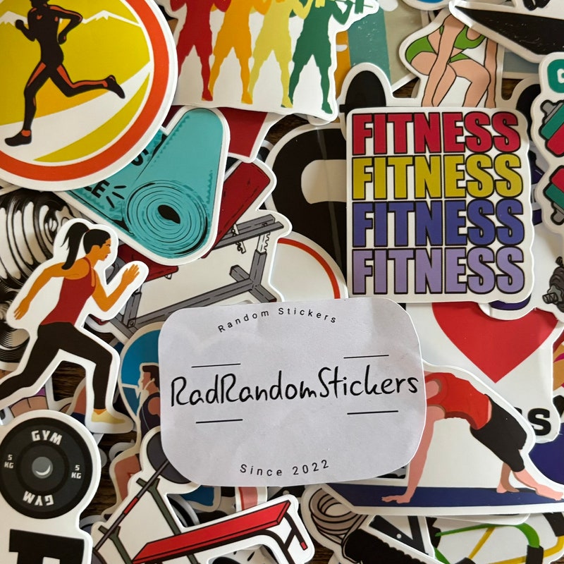 Fitness Stickers - Etsy