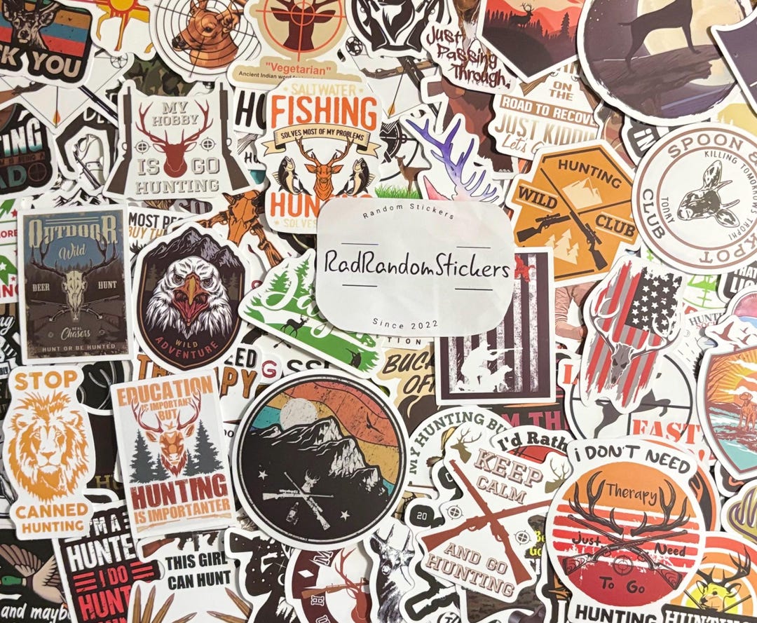 Hunting Themed Stickers Decals for Planners, Journals, Decorations ...