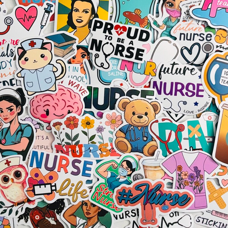 Nursing Stickers - Etsy