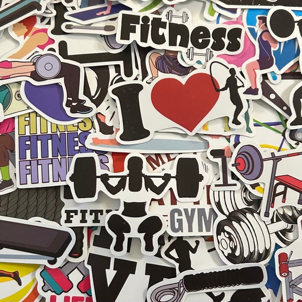 Fitness Stickers - Etsy