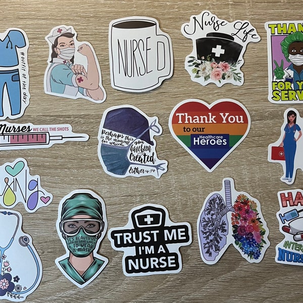 Nursing Stickers - Etsy