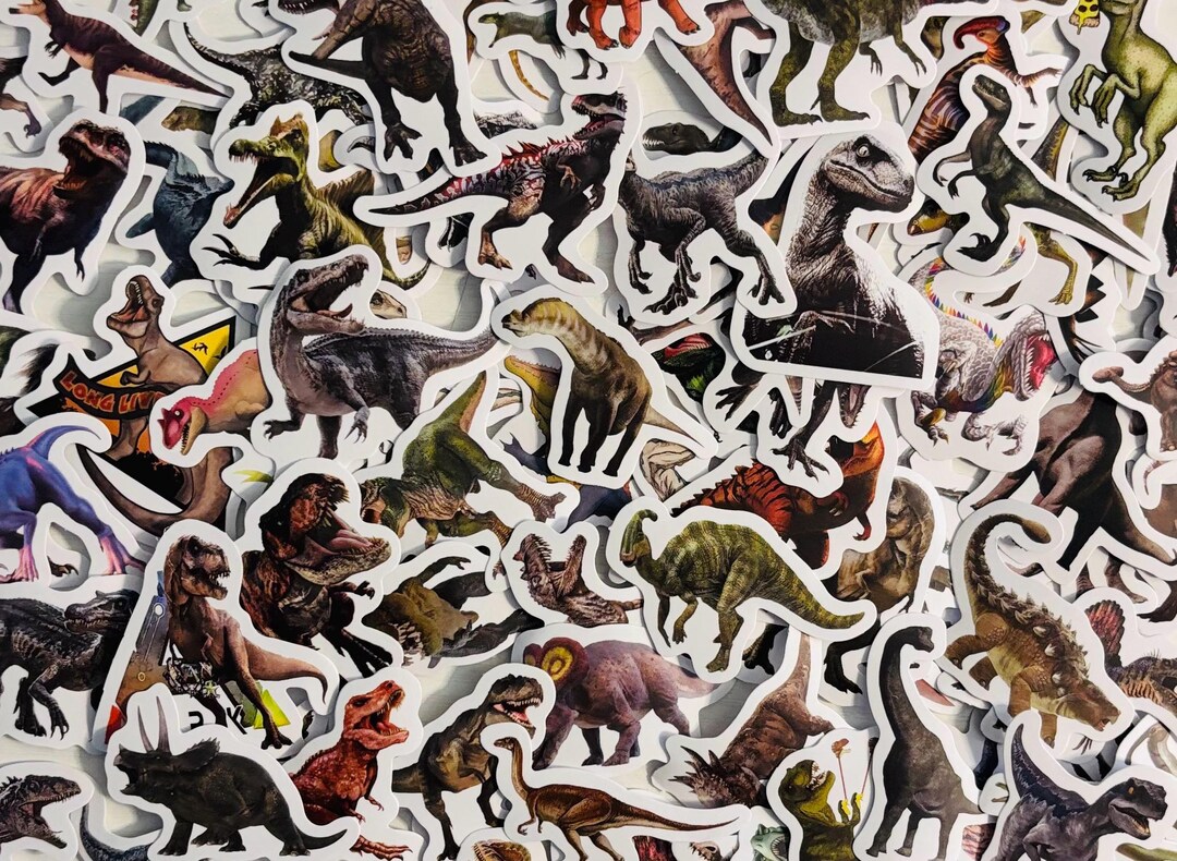 Dinosaur Stickers, Planner Decals, Kids Party Favors, Rewards - Etsy