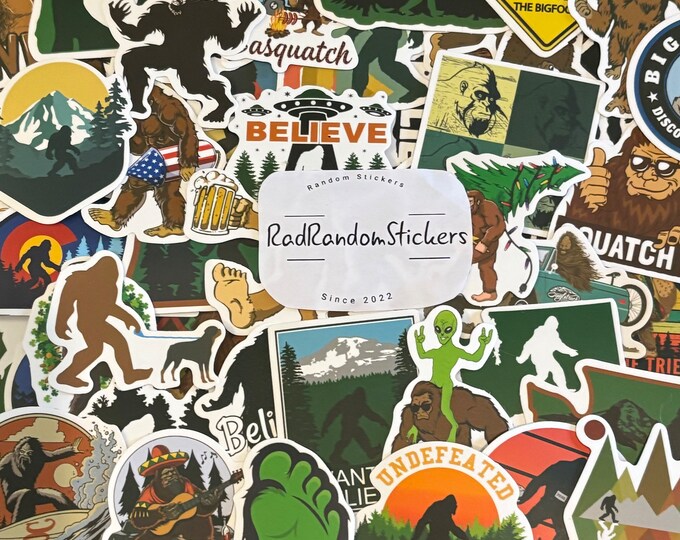 Sasquatch Bigfoot Laptop Stickers - Etsy