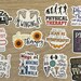 5-50 Pack Physical Therapy Stickers for Laptops Skateboards - Etsy