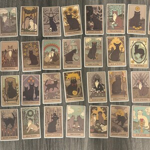 Cat Tarot Card Themed Stickers for Laptops, Skateboards, Phones ...