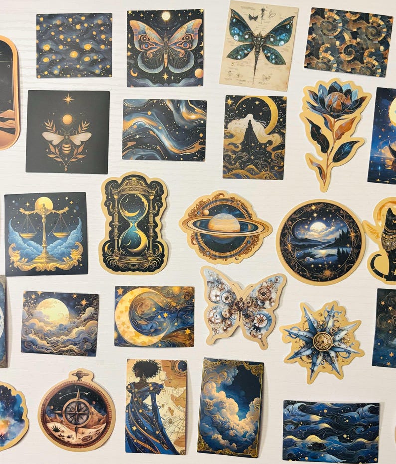 Celestial, Moon, Mythical Stickers Dream Universe Planners, Journals ...