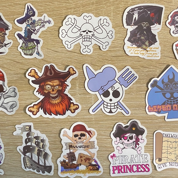 Pirates Stickers - Etsy
