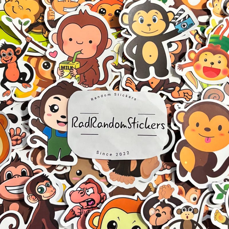 Chango de sticker - Etsy México