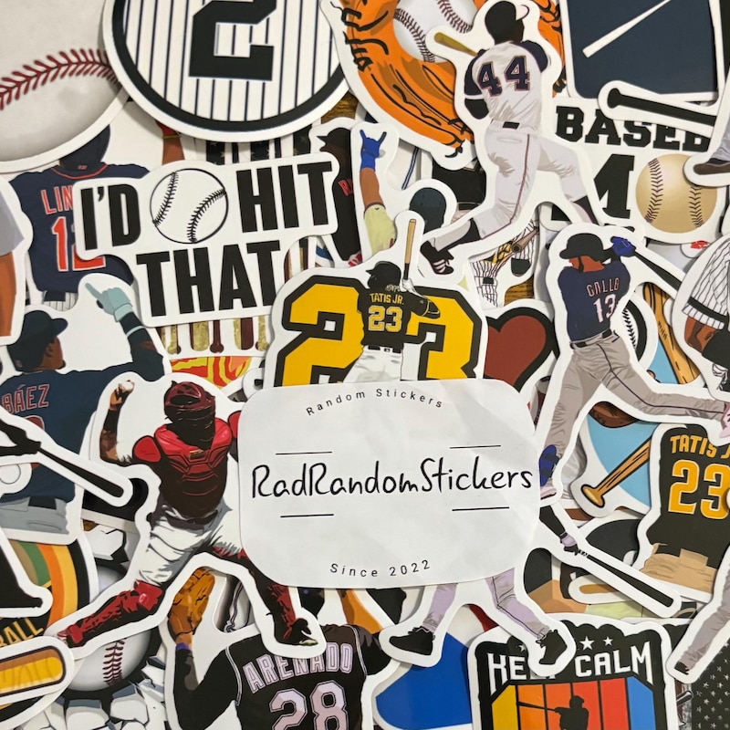 Baseball Stickers Pitcher - Etsy