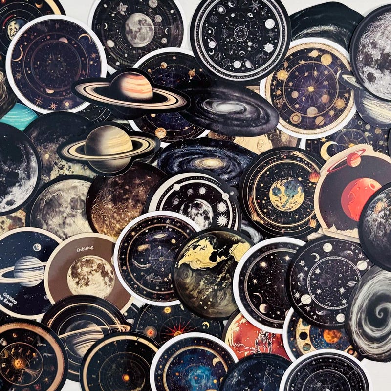 Space Stickers - Etsy