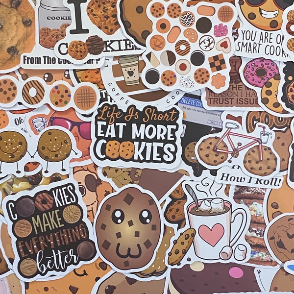Cookie Stickers - Etsy
