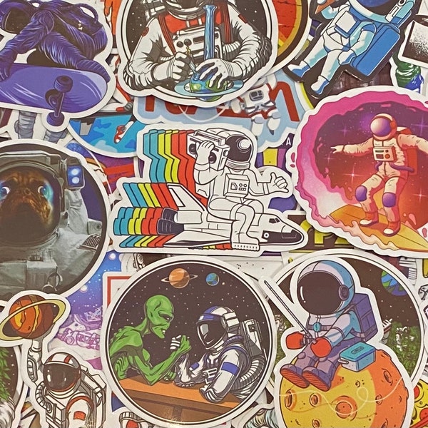 Space Stickers - Etsy