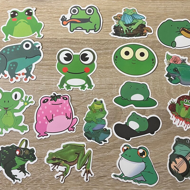 Frog Stickers - Etsy Canada
