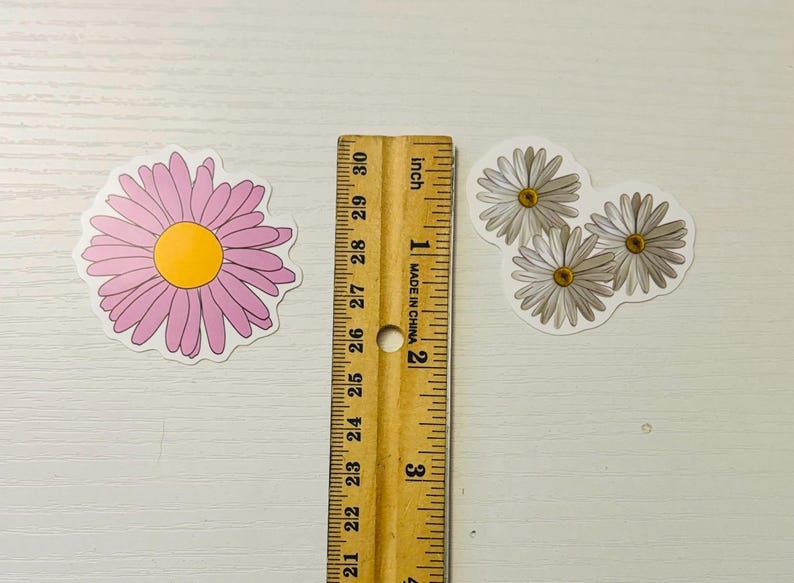 Daisy Flower Stickers Decals for Planners, Journals, Decorations ...