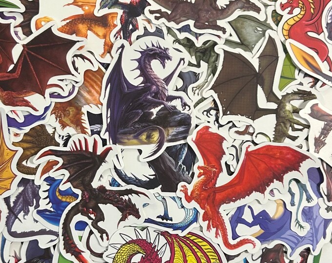 Holographic Sticker aether Dragon Skull, Dragon Art, Space Sticker ...