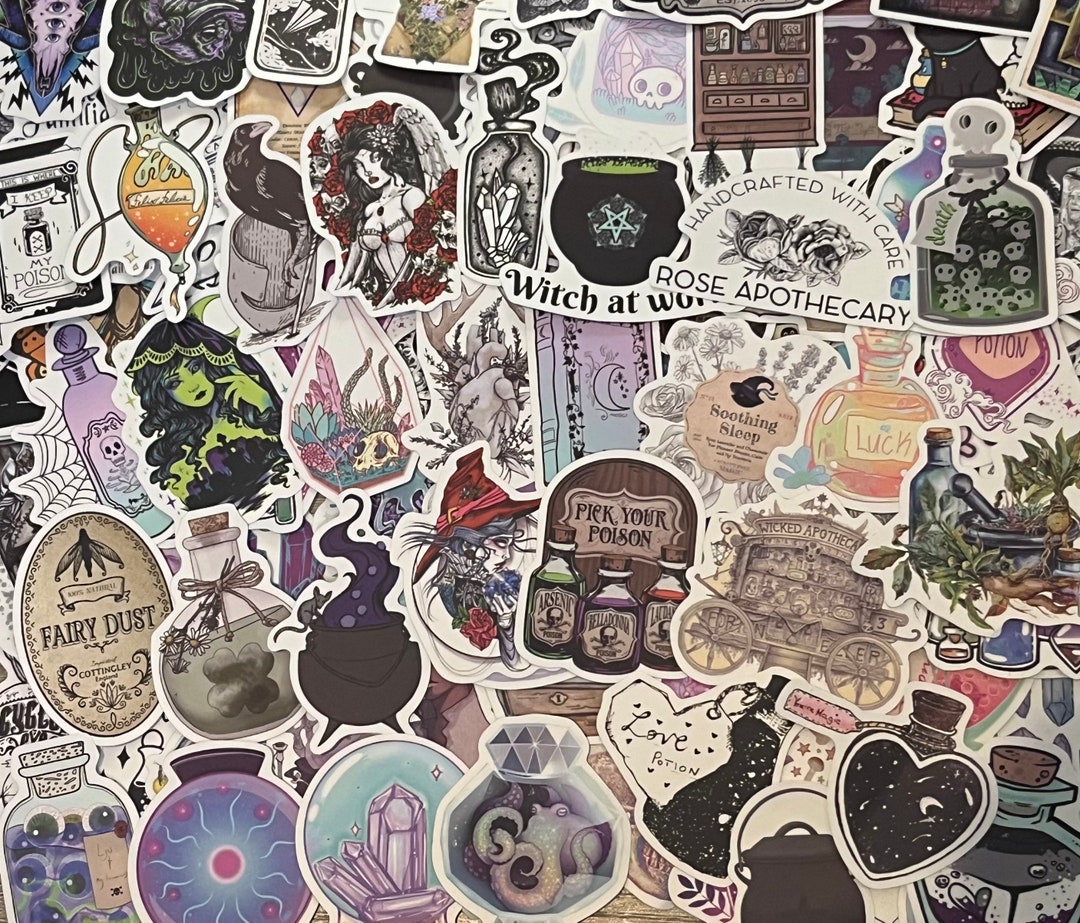 Apothecary Themed Stickers for Laptops, Skateboards, Phones, Rewards ...