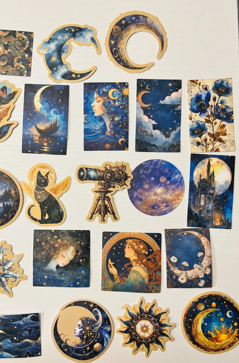 Celestial, Moon, Mythical Stickers Dream Universe Planners, Journals ...