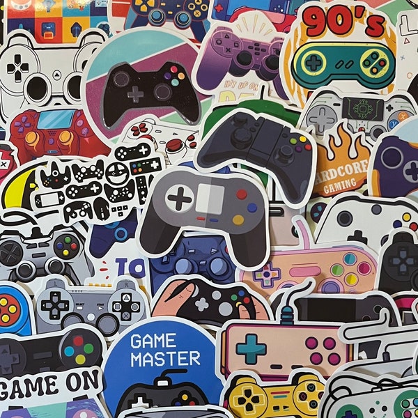 Video Game Controller Sticker Water Bottle - Etsy