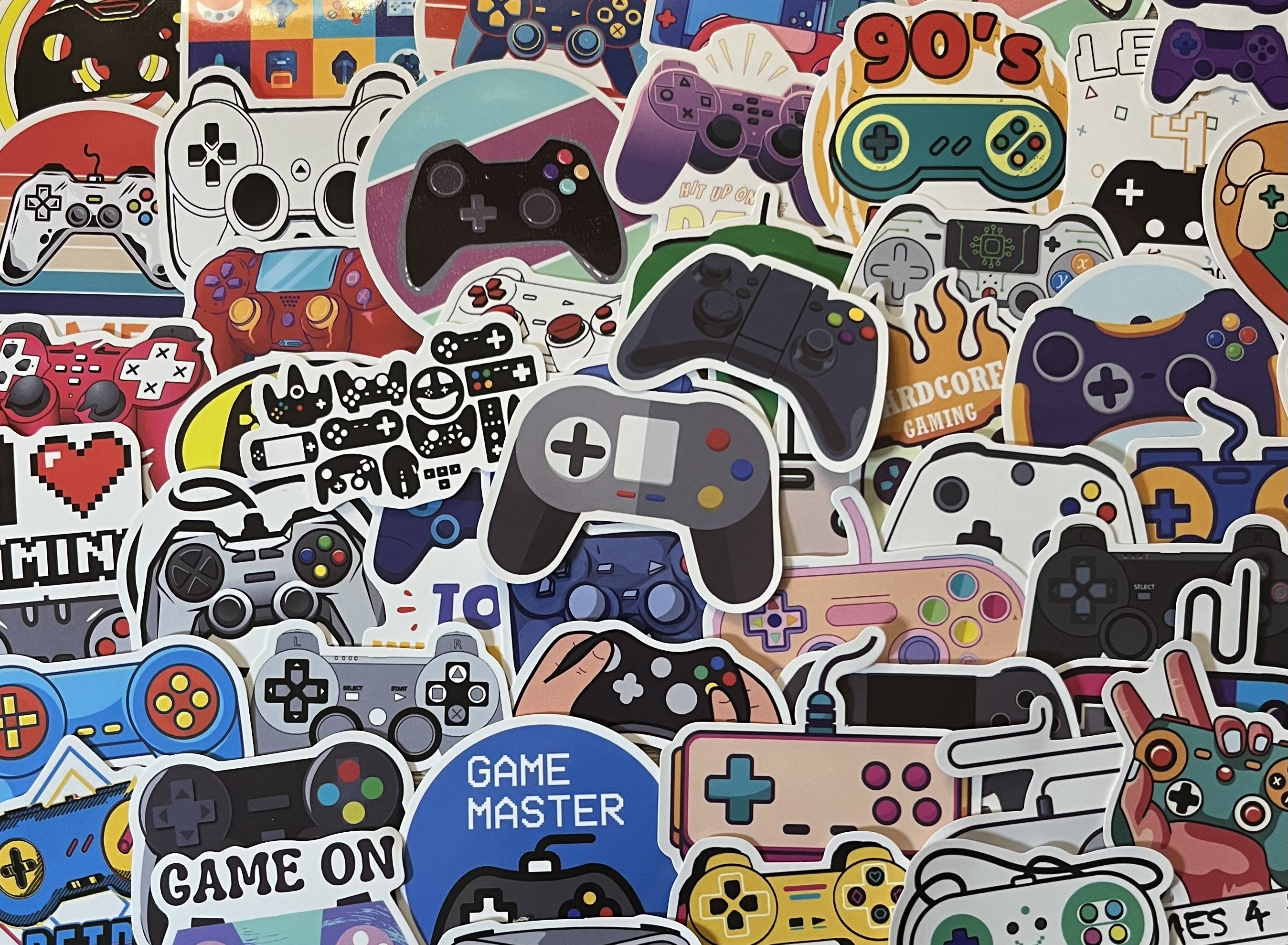 Video Game Controller Collage