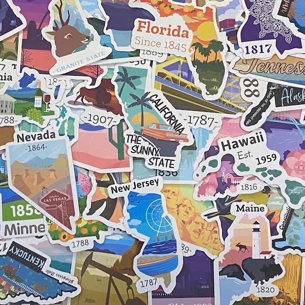 Travel Stickers - Etsy