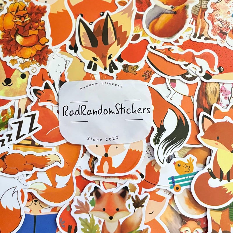Fox Sticker - Etsy