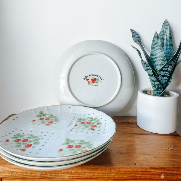 Strawberry Plates - Etsy