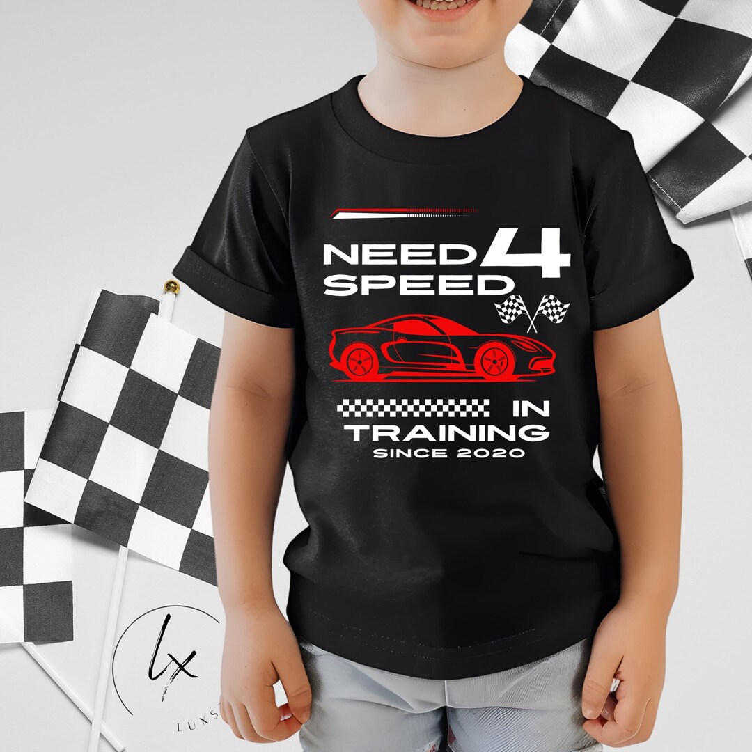 Need Four Speed Toddler Shirt, Race Car Shirt, 4th Birthday Car Race ...