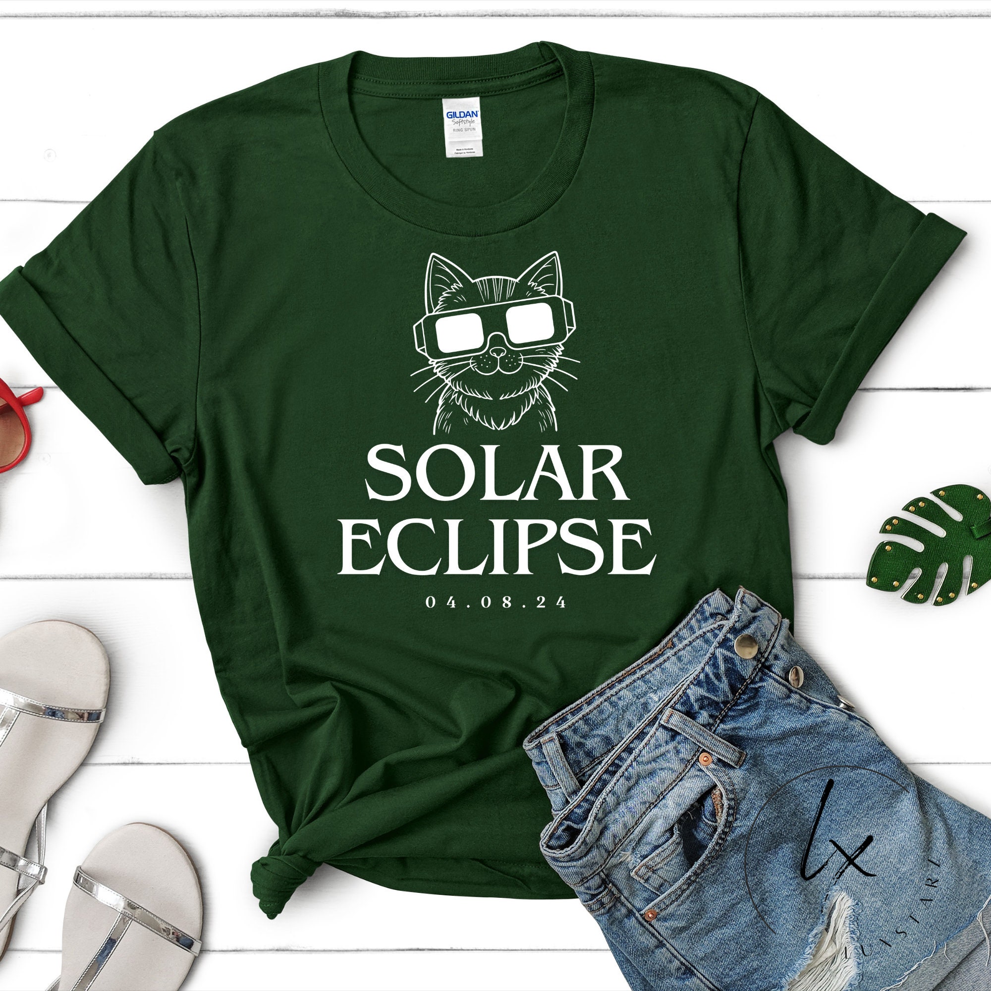 Total Solar Eclipse Shirt 2024, Gift for Eclipse Lover, Cat Lover ...