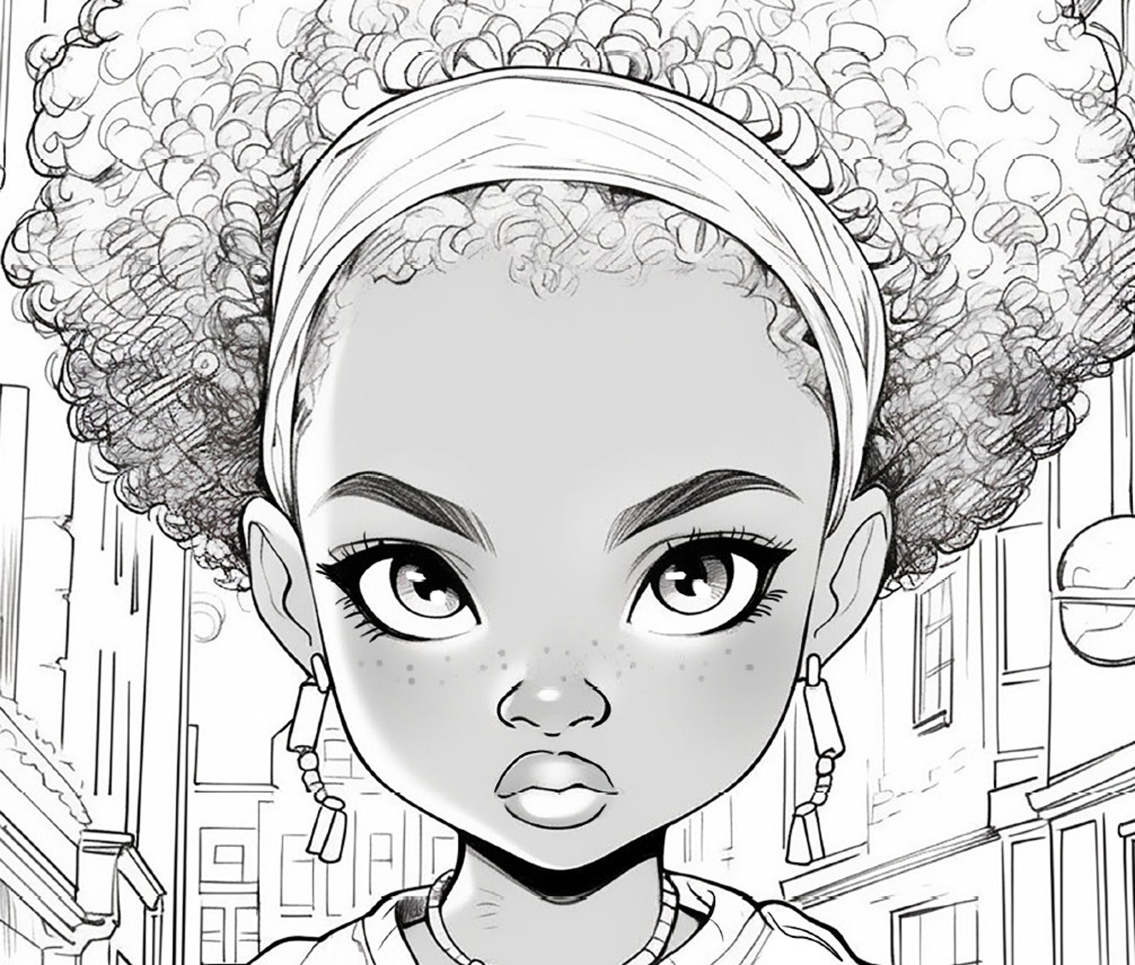 Various Black Kids Coloring Pages Vol 1. 15 Pages - Etsy